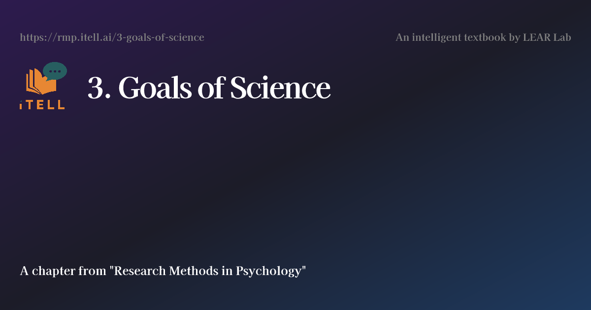 3. Goals of Science | Research Methods in Psychology