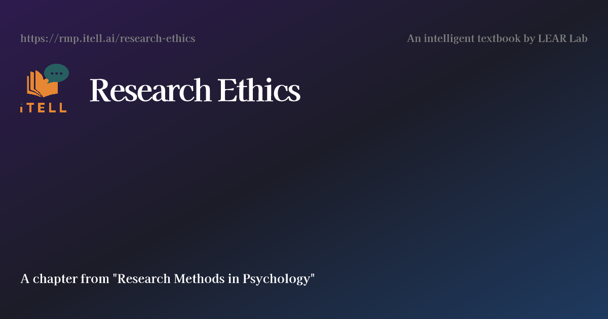 Research Ethics | Research Methods in Psychology